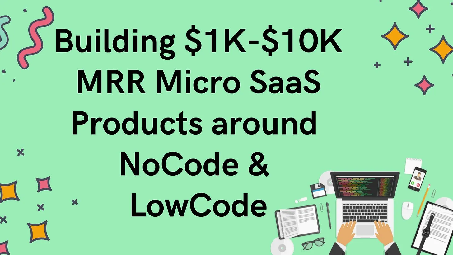 Building $1K-$10K MRR Micro SaaS Products around NoCode & LowCode | Micro SaaS HQ Pro Reports
